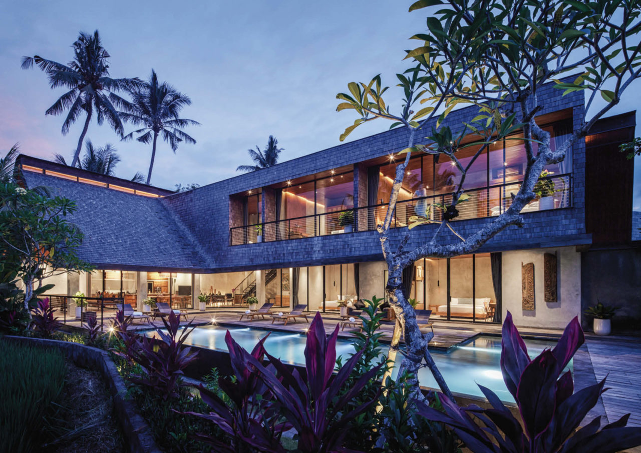 The Wing in Bali Mixes Traditional, Modern Roofing